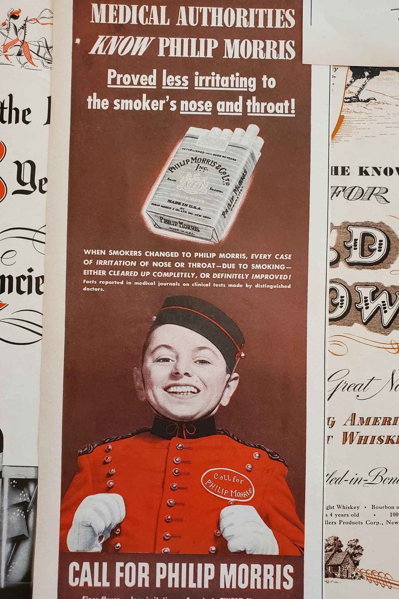 1940's (WWII Era) Tobacco Advertisements - Junk Journal, Ephemera ...