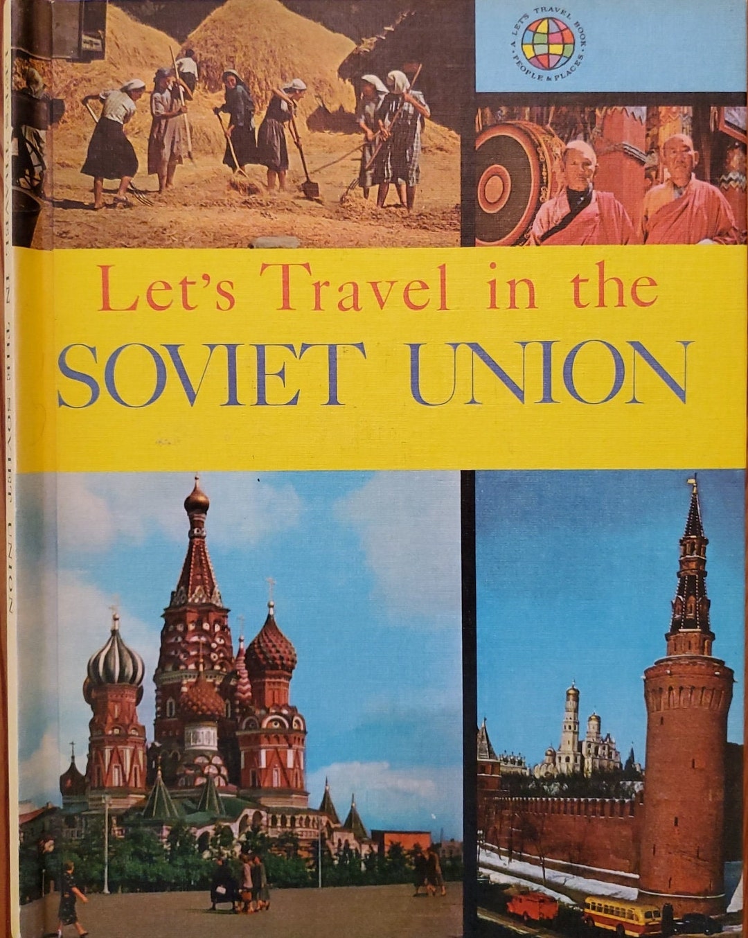 Vinyl VINTAGE Book Cover Let's Travel in the Soviet Union - From USSR ...