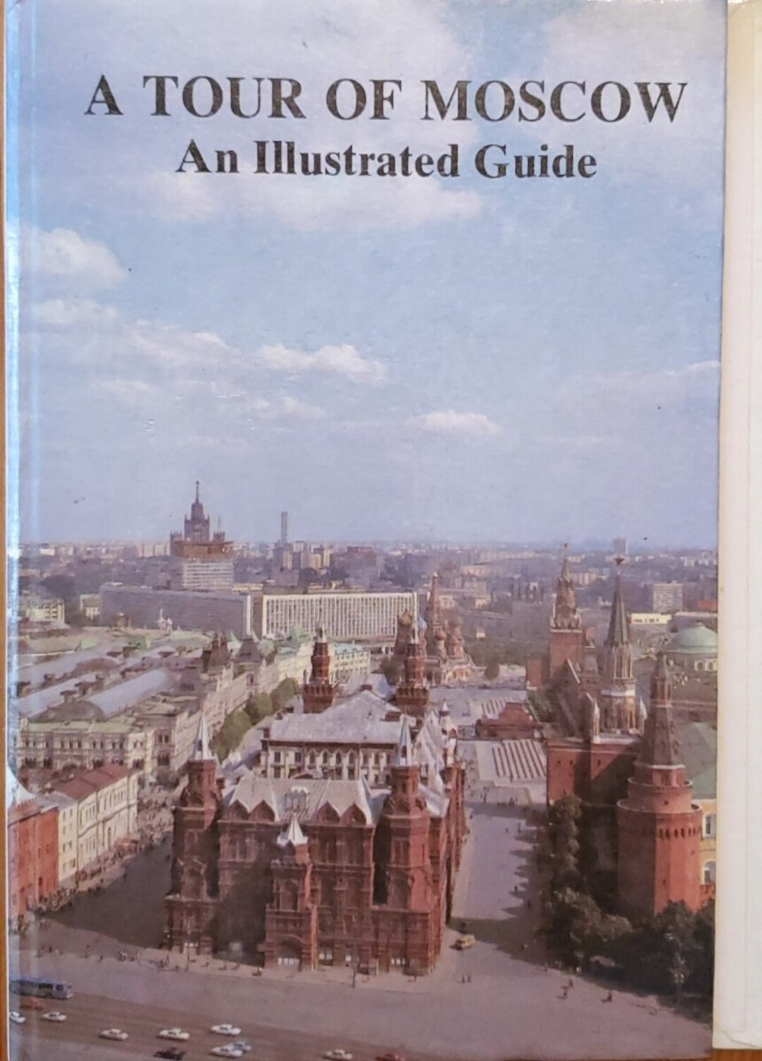 Vinyl VINTAGE Book Cover A Tour of Moscow - From USSR Before the Walls ...