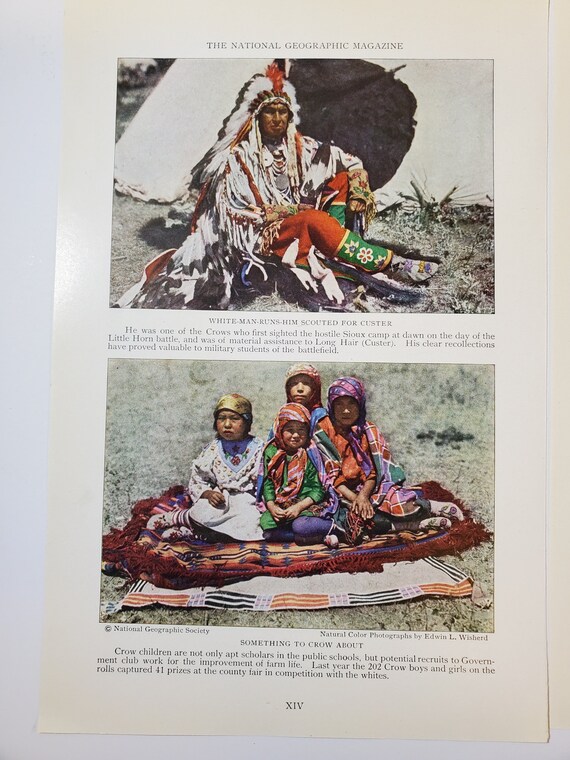 1920's Native American Photos 4 Pieces Dbl Sided 8 Images - Etsy