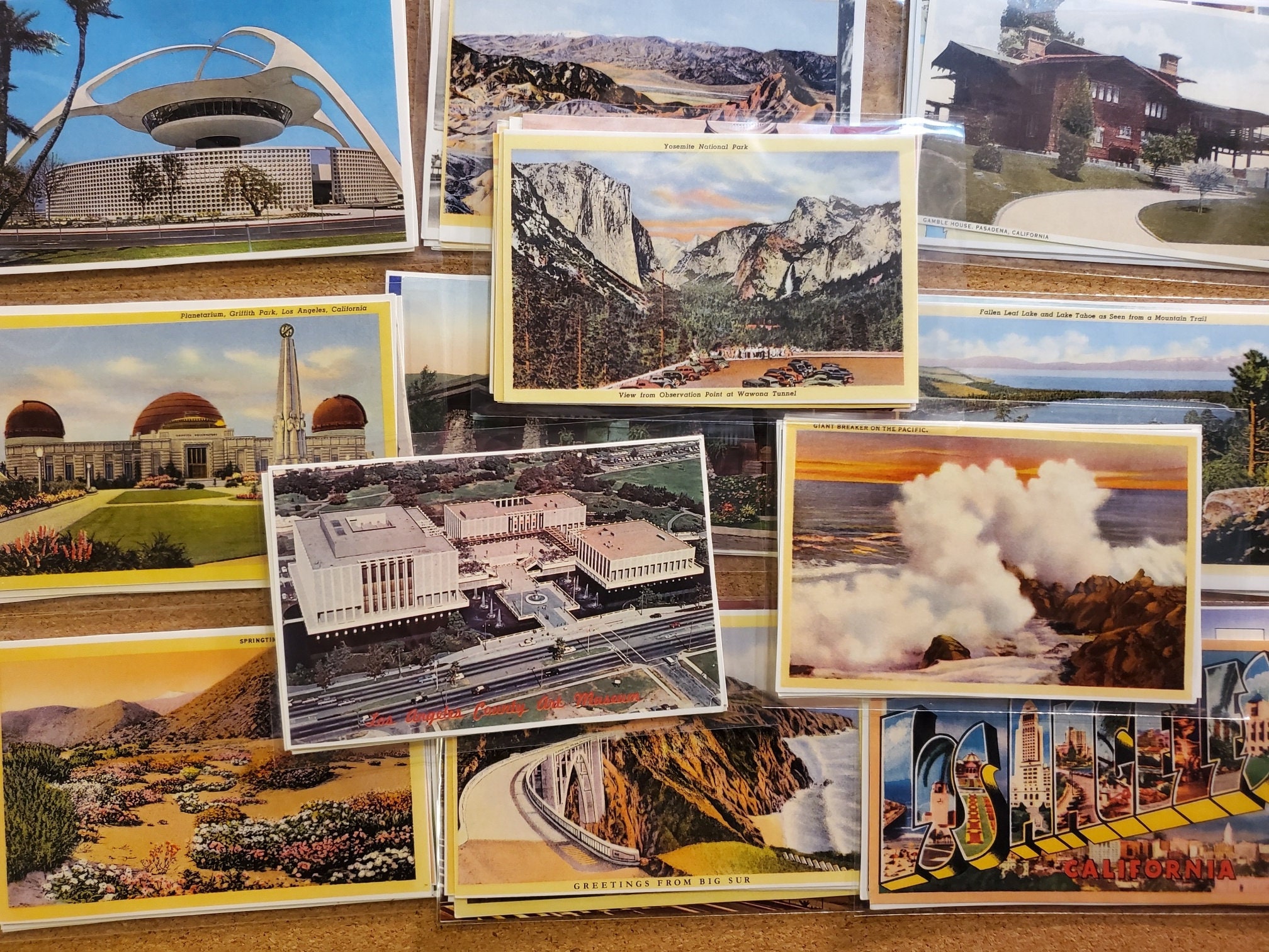 Vintage Postcard Images of California and the West for Junk Journal ...