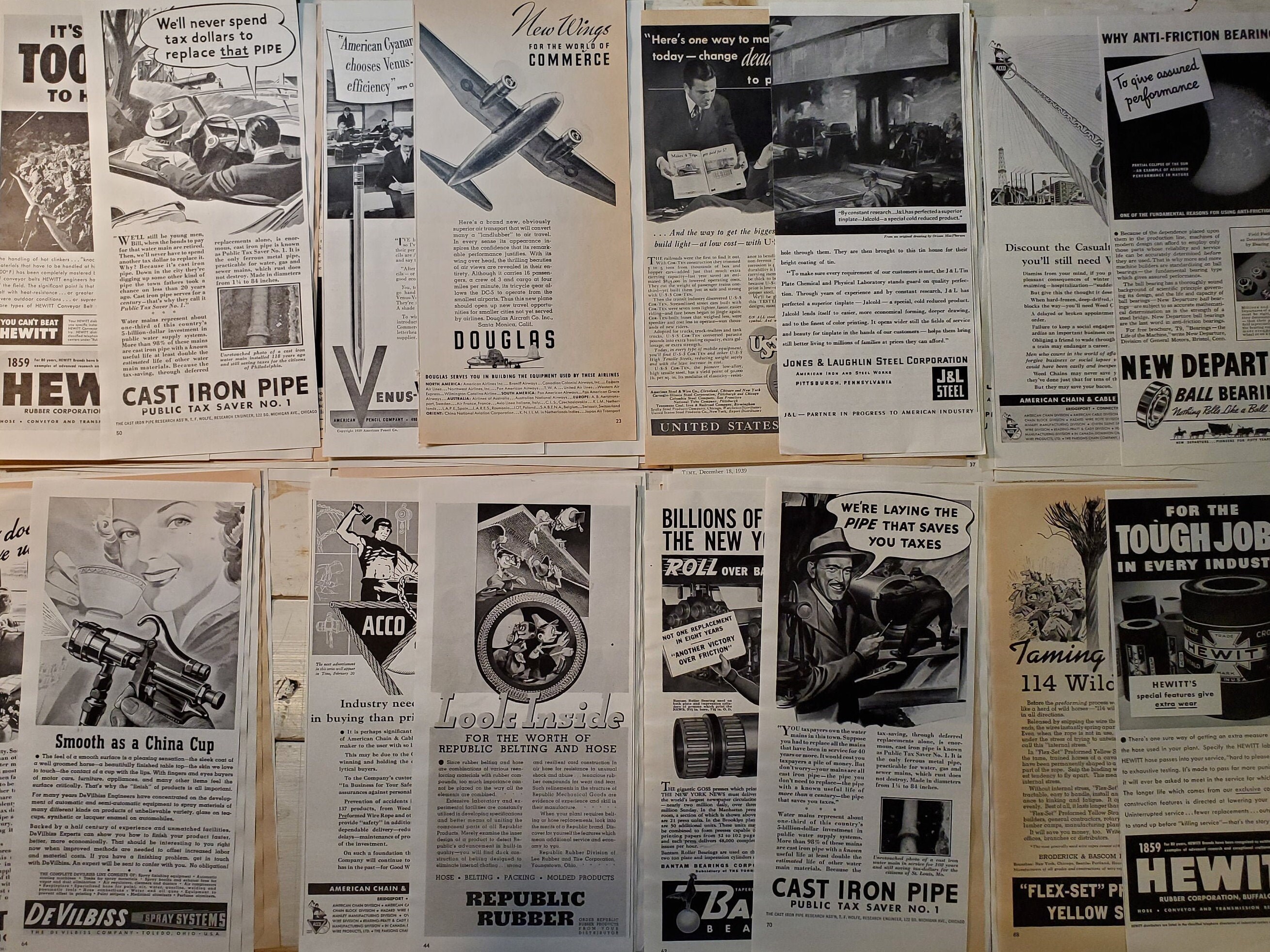 1939 Industrial + Manufacturing Ads Ads Ephemera, Junk Journal, Design ...