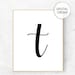 Letter T Wall Decor, Letter T Print, Printable Letter T, Letter T ...