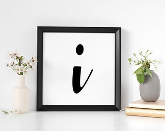 I letter | Etsy