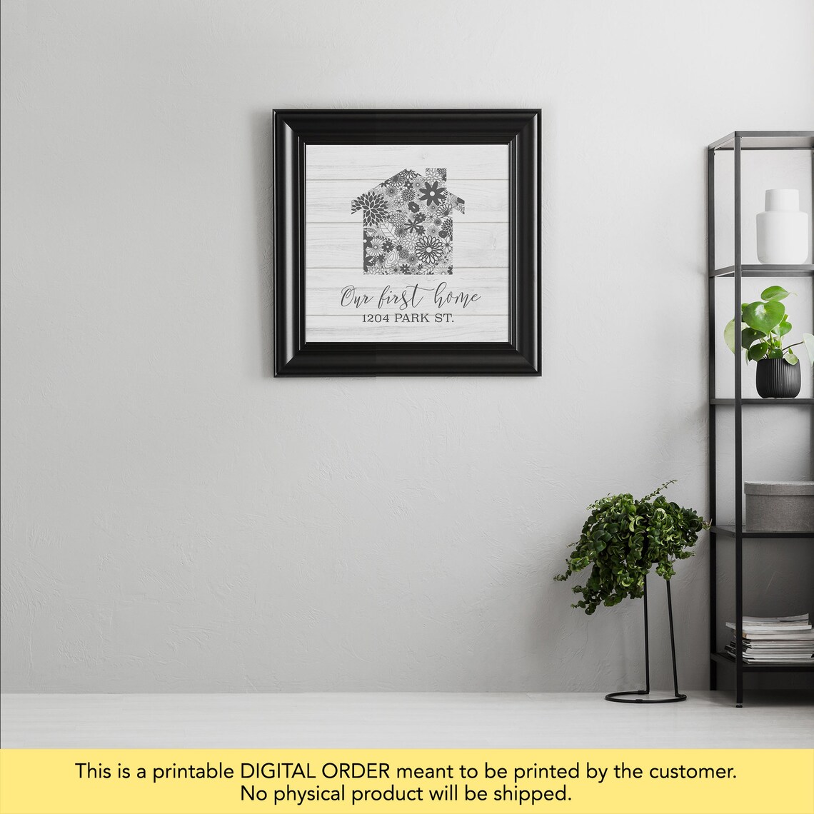 Our First Home Sign New House Printable New Home Address - Etsy