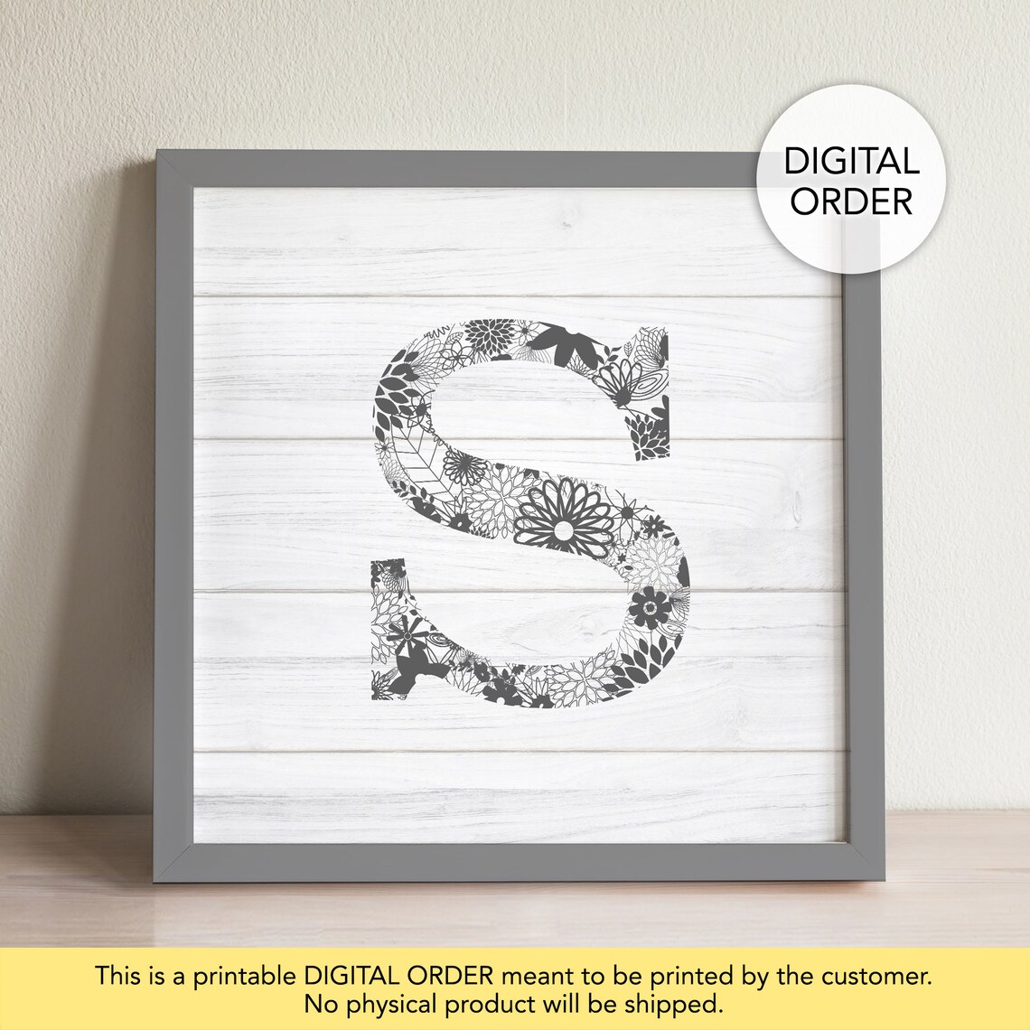 Letter S Wall Decor Farmhouse Letter S Rustic Letter S Wood - Etsy