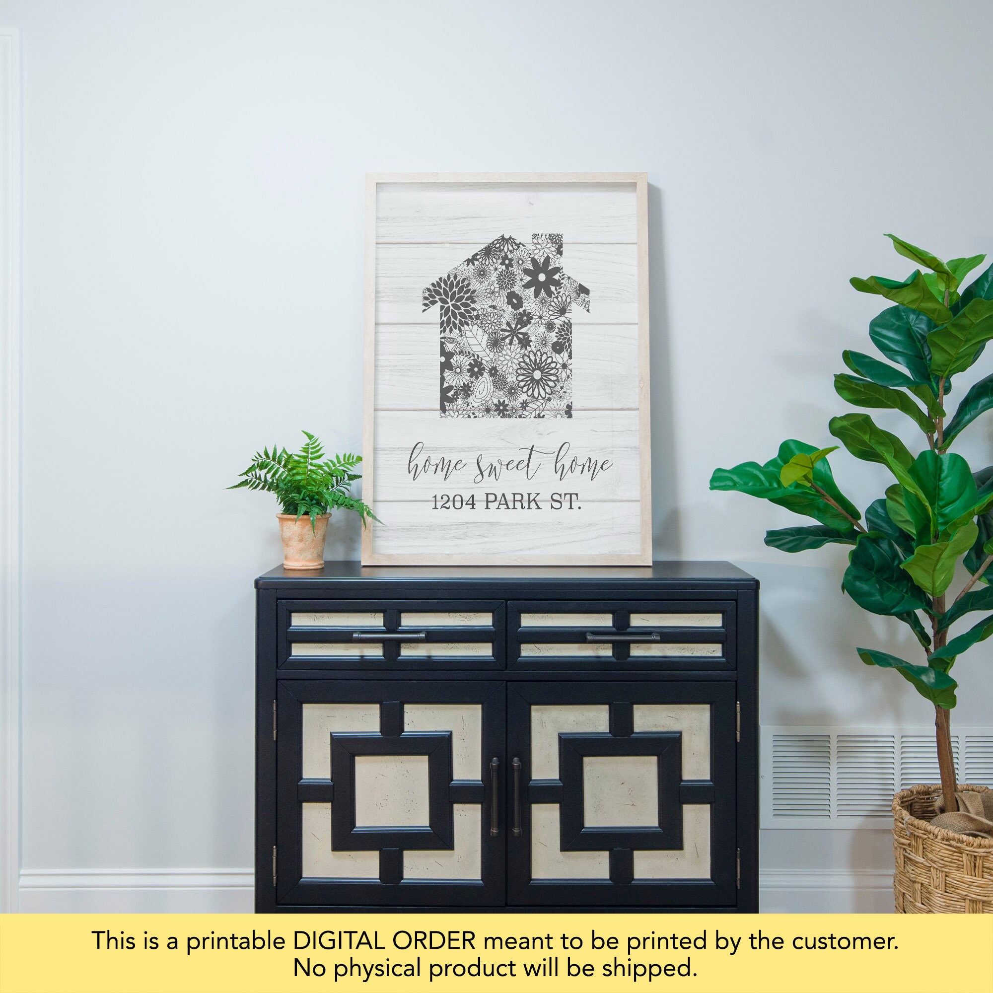 Our First Home Sign New House Printable New Home Address - Etsy