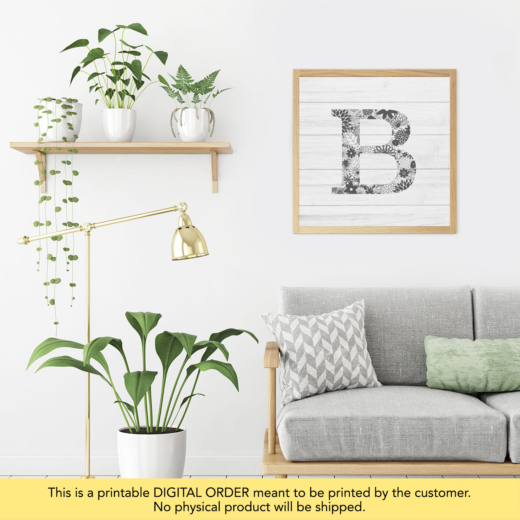 Letter B Wall Decor Letter B Letter B Print Letter B - Etsy