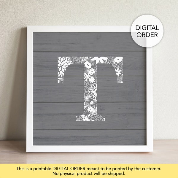 Wood Letter T - Etsy