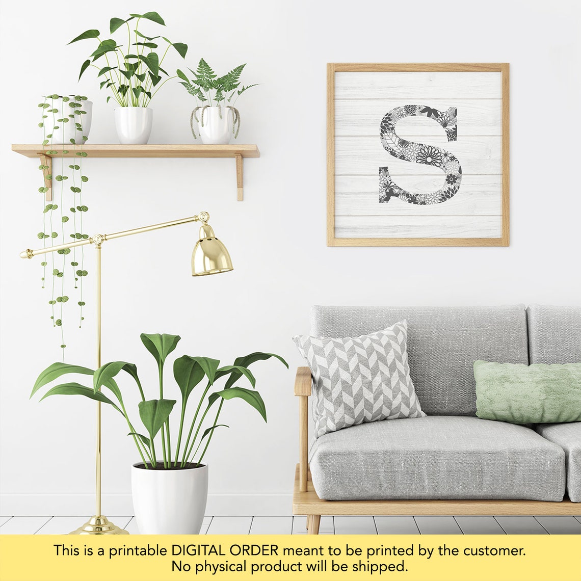 Letter S Wall Decor Farmhouse Letter S Rustic Letter S Wood - Etsy