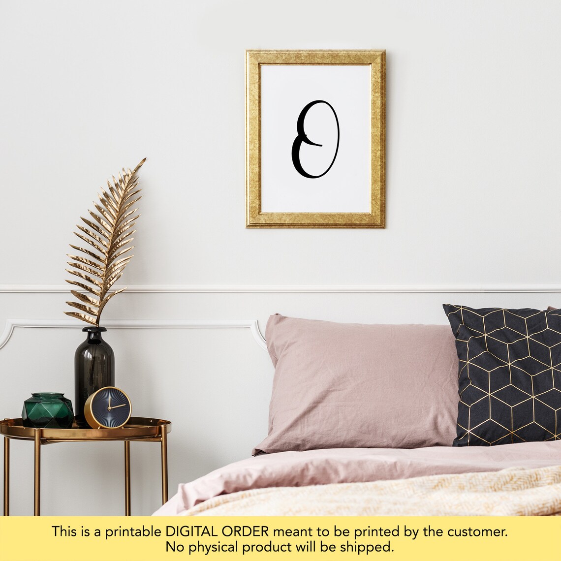 Letter O Print, Printable Letter O, Letter O Poster, Letter O Decor ...