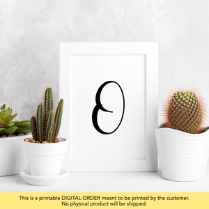 Letter O Print, Printable Letter O, Letter O Poster, Letter O Decor ...