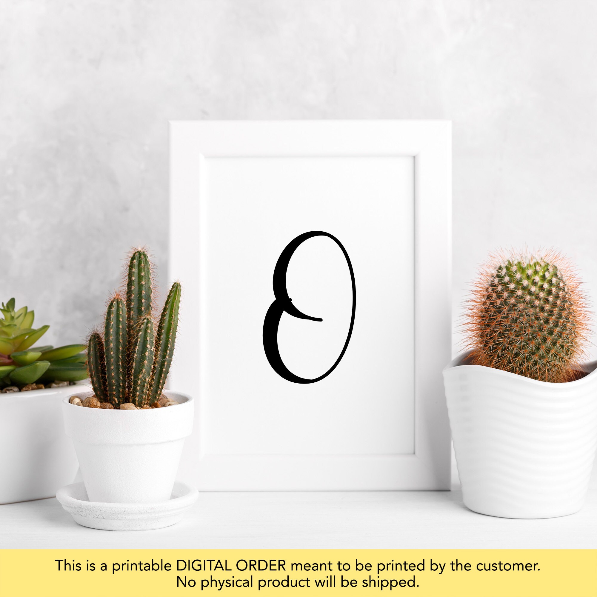 Letter O Print Printable Letter O Letter O Poster Letter O - Etsy