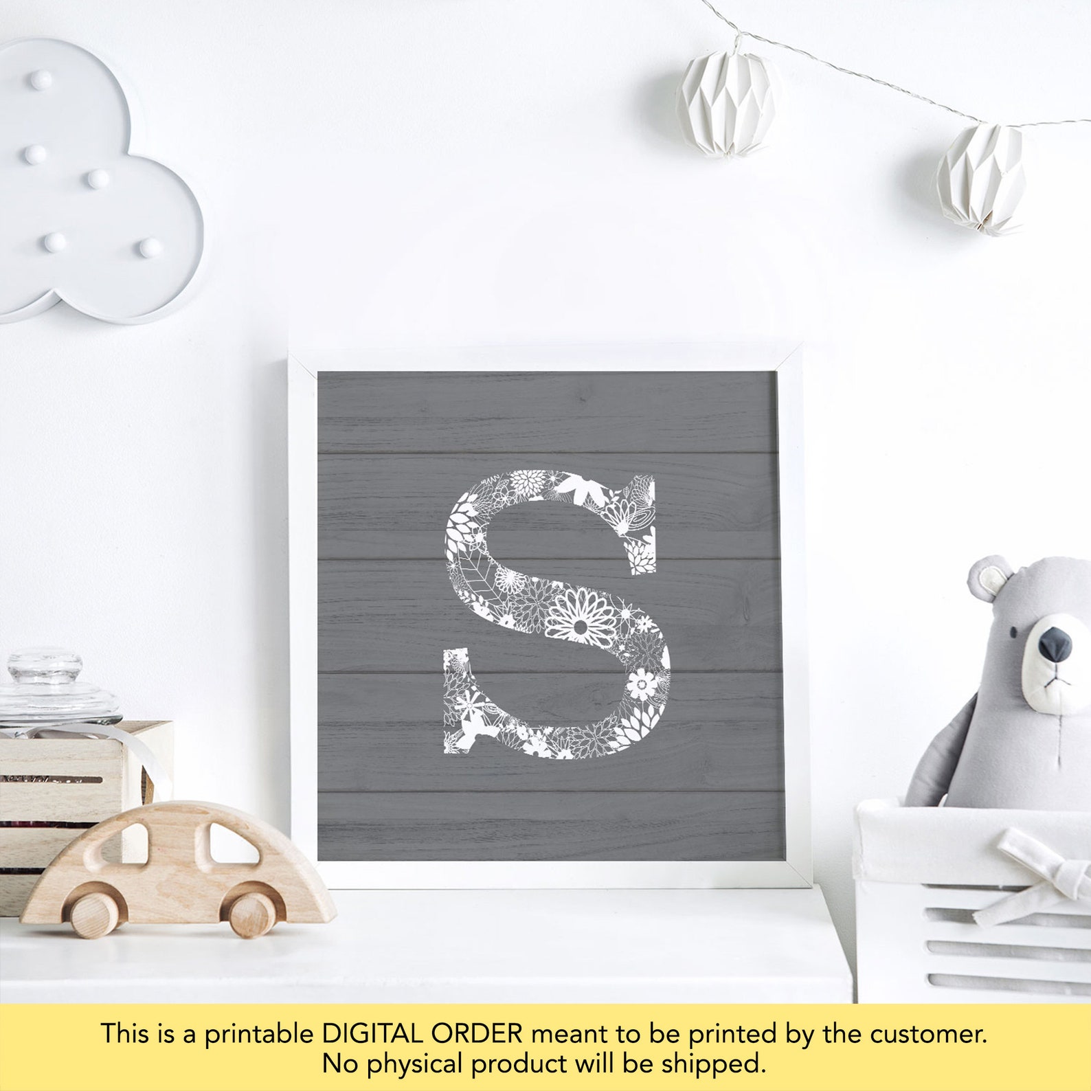 Letter S Wall Decor Farmhouse Letter S Rustic Letter S Wood - Etsy