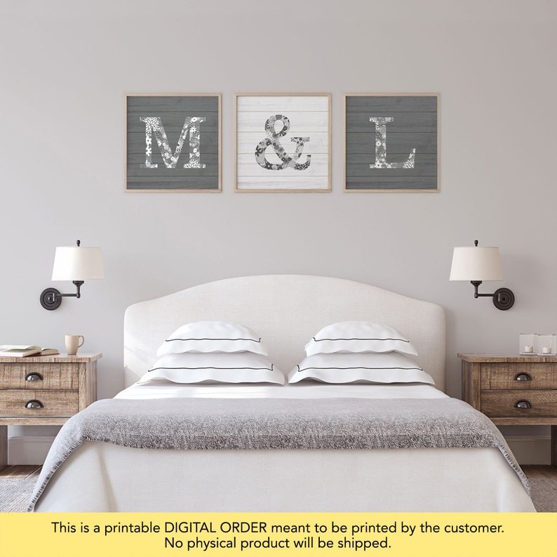 Initial Wall Decor Initial Sign Letters for Wall Decor - Etsy