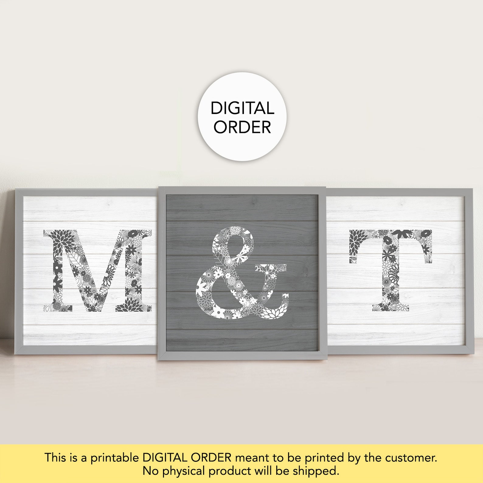 Initial Wall Decor Initial Sign Letters for Wall Decor - Etsy