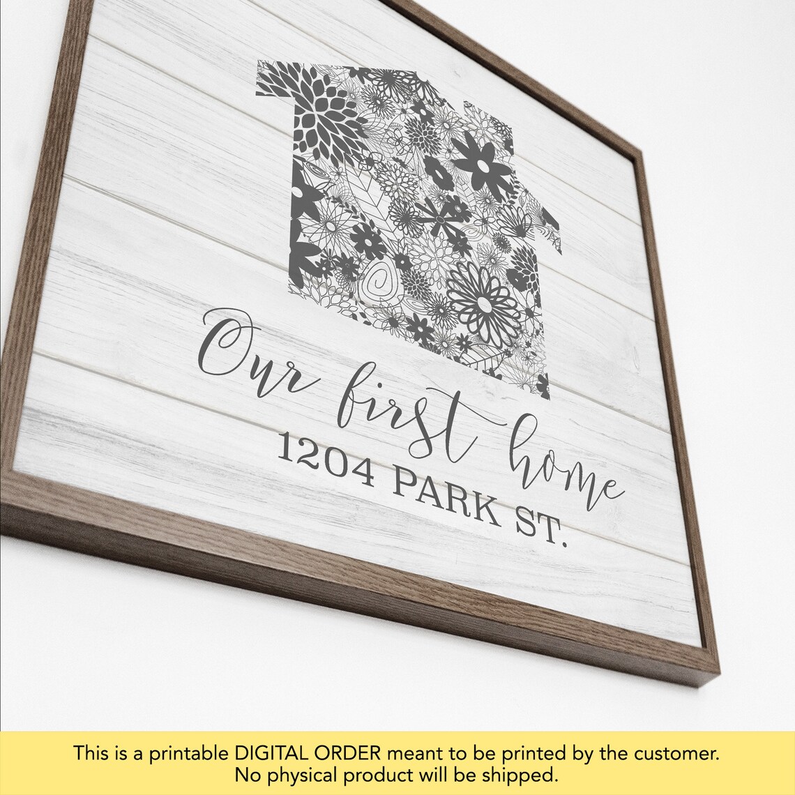 Our First Home Sign New House Printable New Home Address - Etsy