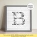 Letter B Wall Decor, Letter B, Letter B Print, Letter B Poster, Letter ...