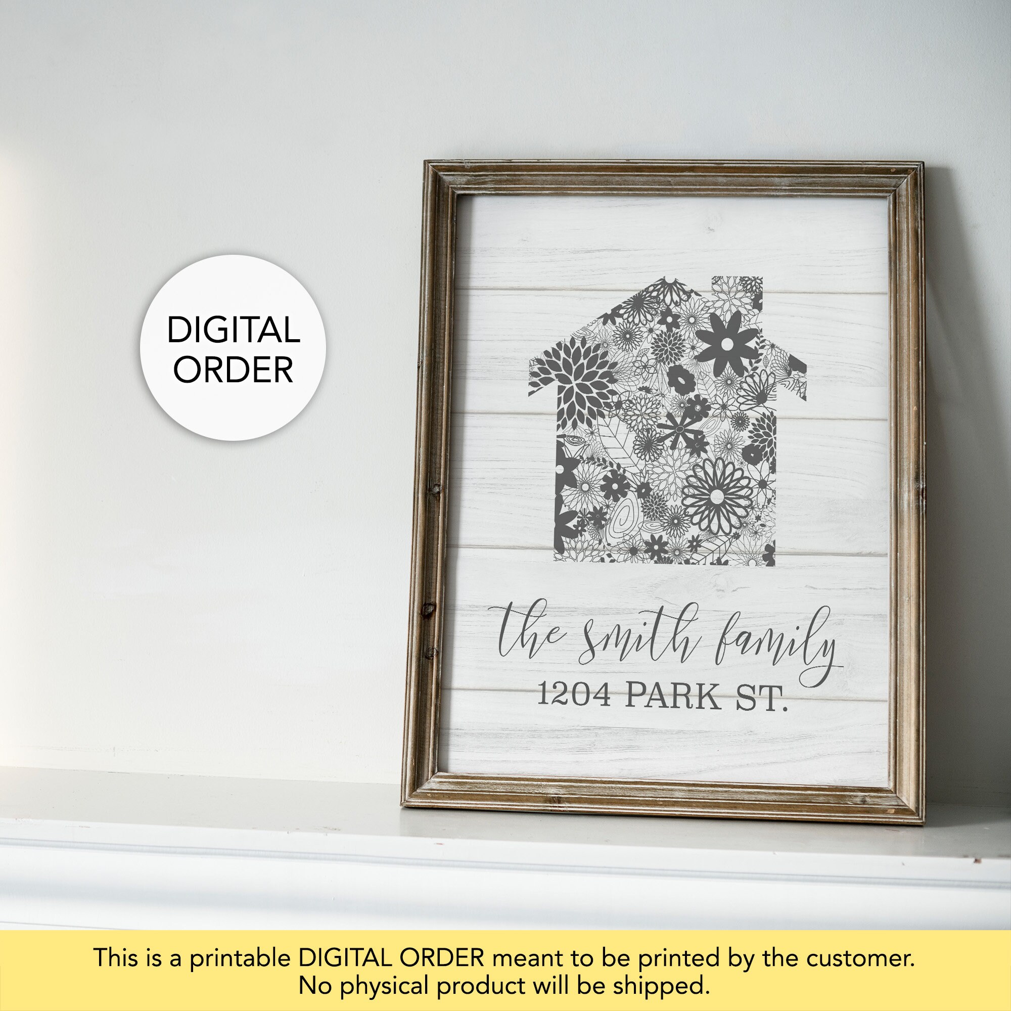 Our First Home Sign New House Printable New Home Address - Etsy