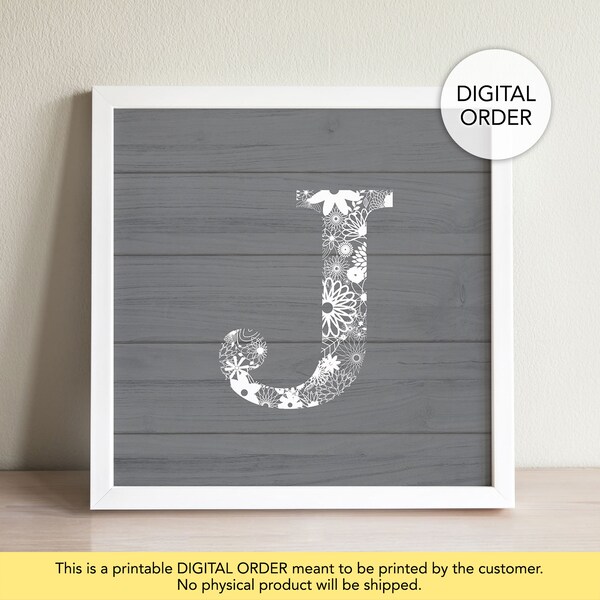 Wood Letter J - Etsy