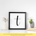 Letter T Wall Decor Letter T Print Printable Letter T - Etsy