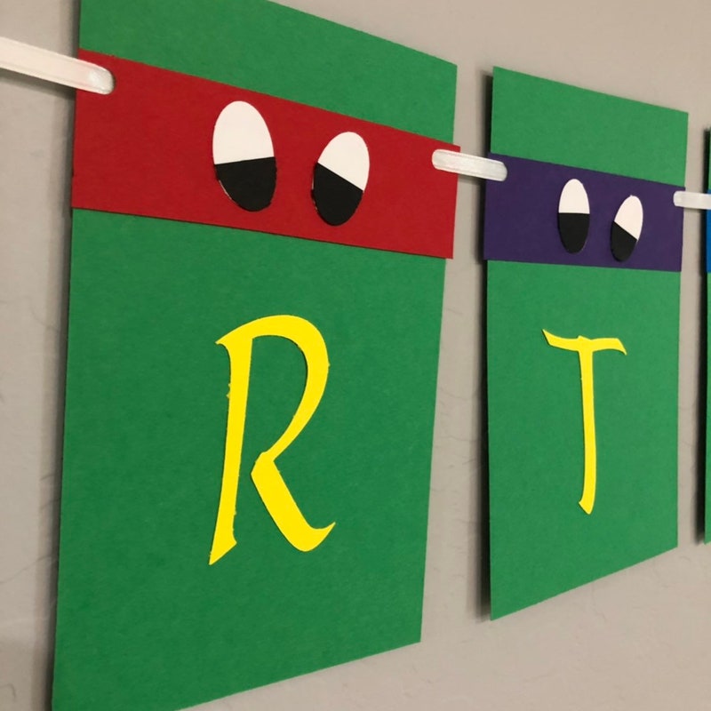 Ninja Birthday Banner - Etsy
