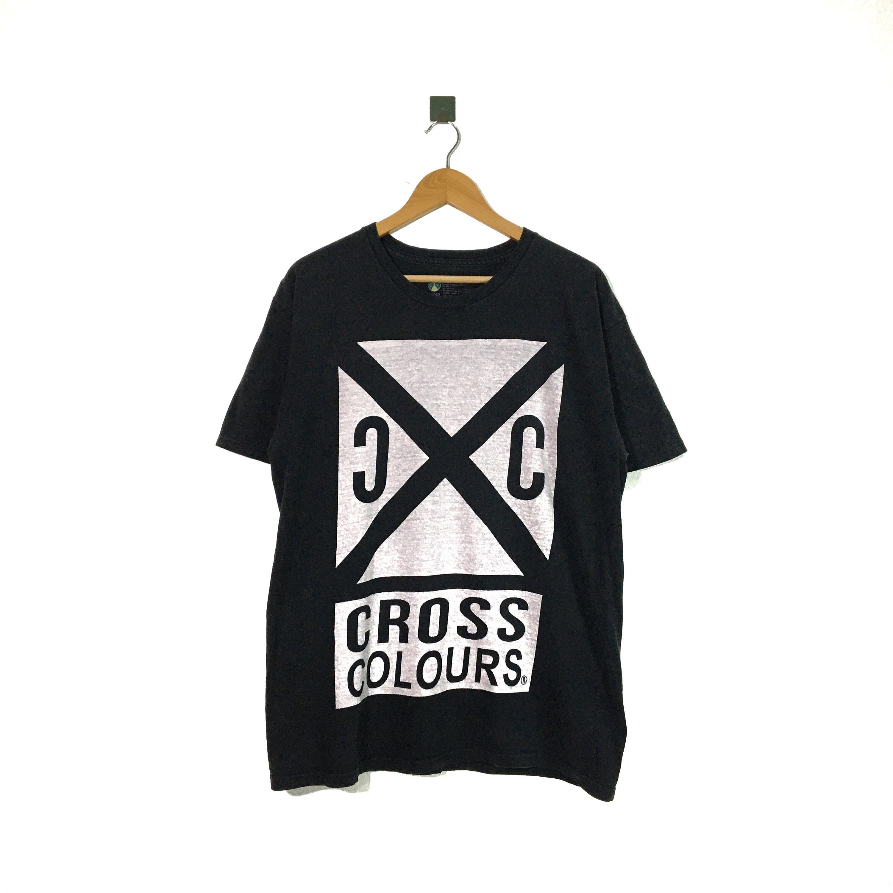 Authentic Black Cross Colours Big Print Hip hop | Etsy