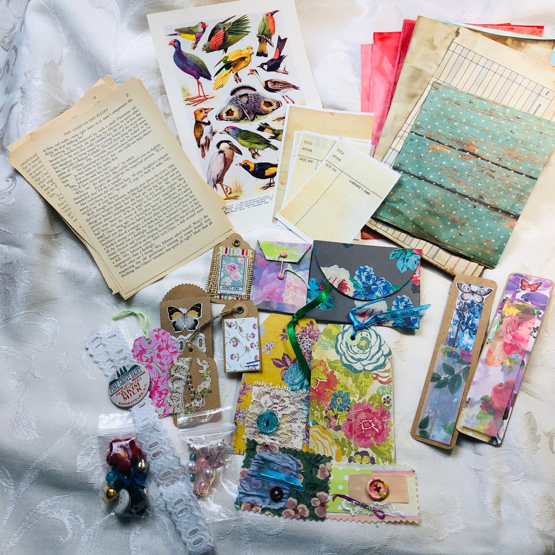 Starter Pack III for Handmade Journal, Caramelized Vintage Pages ...