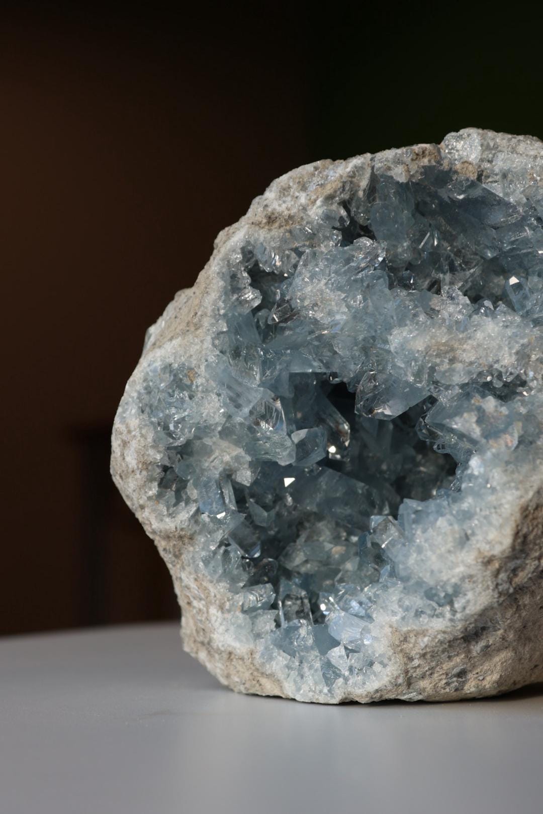 Natural Large Celestite Crystal Cluster for Healing Energy & Décor - Etsy