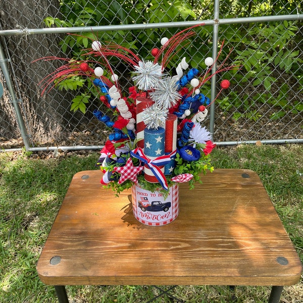 Veterans Day Table Centerpiece - Etsy