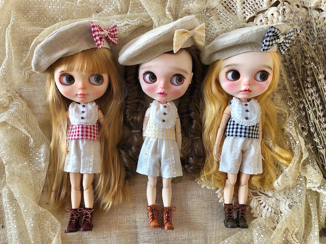 4-piece Blythe Clothing Set, Blythe Shirt, Blythe Pants, Blythe Boots ...