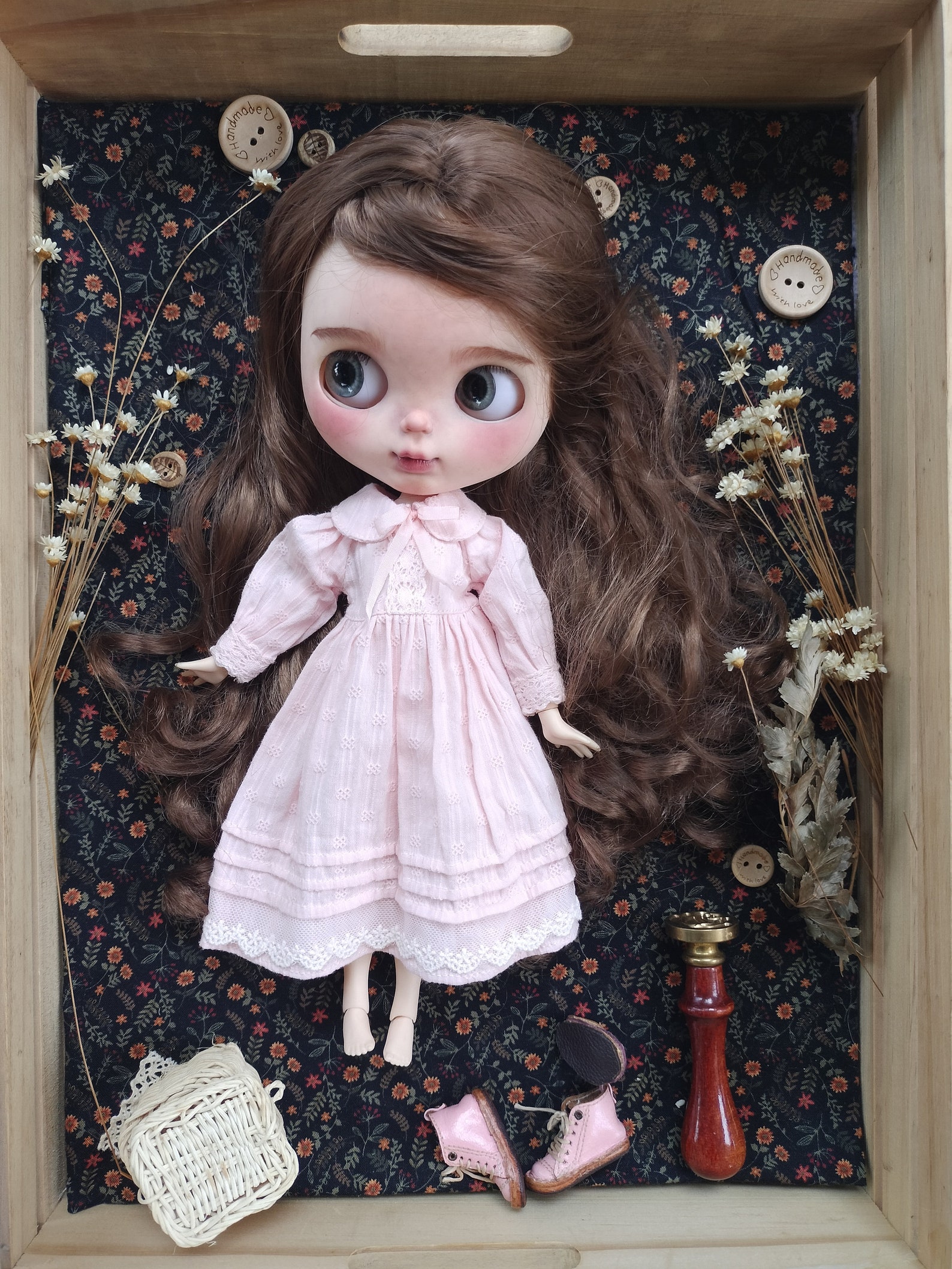 Very Elegant Pink Blythe Dress, Clothes Blythe, Blythe Outfit ...