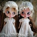 Blythe Two Piece Set, Blythe Vintage Dress, Blythe White Dress, Neo ...