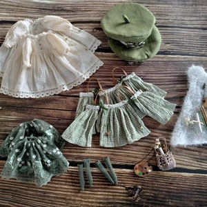 Blythe Outfit, Handmade, Blythe Dress, Blythe Two Piece Set, Blythe ...