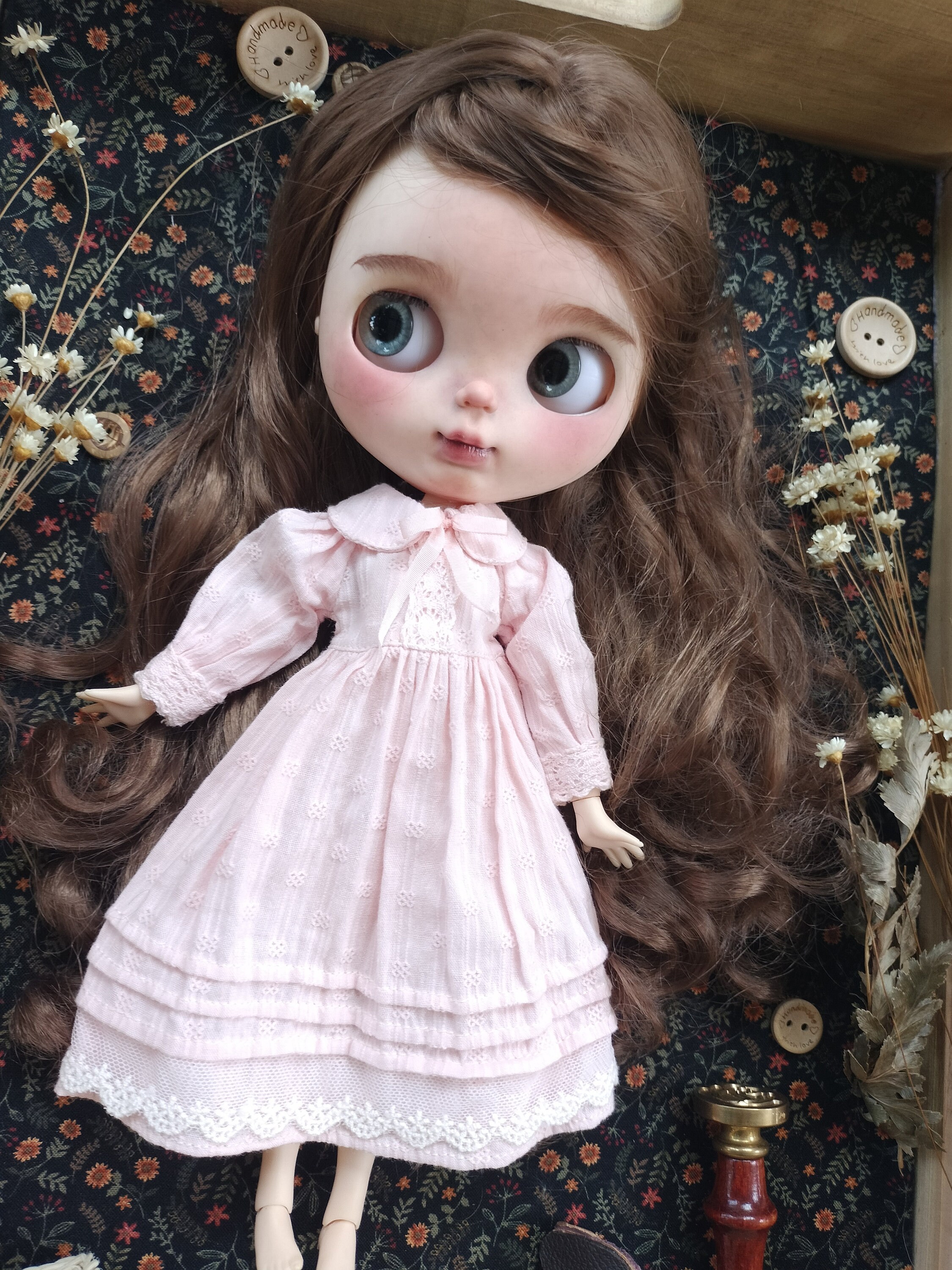 Very Elegant Pink Blythe Dress, Clothes Blythe, Blythe Outfit ...