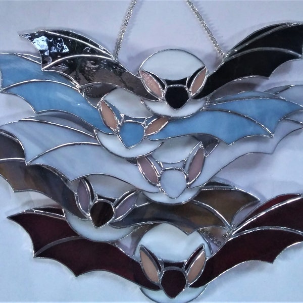 Stained Glass Bats - Etsy