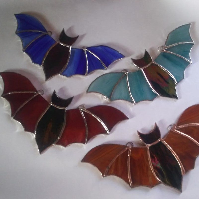 Stained Glass Bats - Etsy