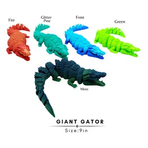 Giant Gator Flexi Articulated Alligator Desk Toys Gifts - Etsy