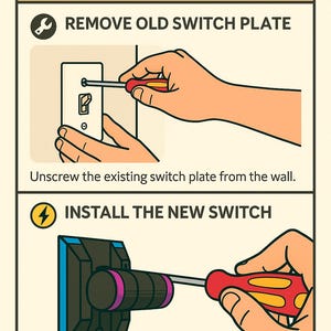 Lever Action Light Switch | Light Switch Plate Cover | Light Switch ...