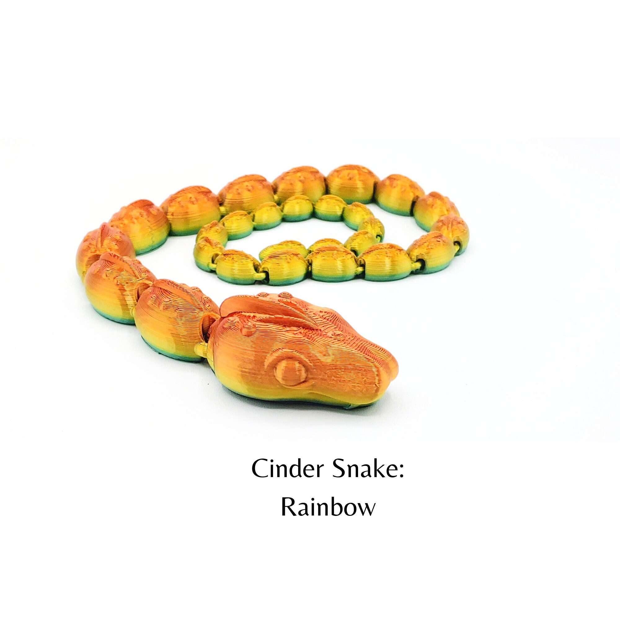 Cinder Snake Flexi Articulated Fidget Stim Sensory ASMR Animal - Etsy
