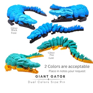 Giant Gator Flexi Articulated Alligator| Desk Toys | Valentine Gifts ...
