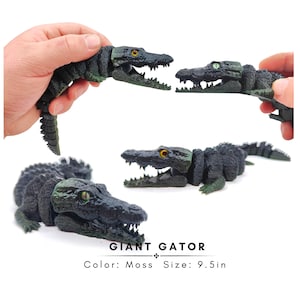 Giant Gator Flexi Articulated Alligator| Desk Toys | Valentine Gifts ...