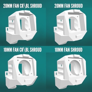 Ender 3 V2 Shroud | Lowk Shroud | Ender 3 V2 Hot End Fan Cover ...