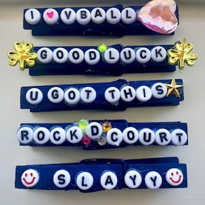 Volleyball Clothespin Pins: Motivational Team Spirit Clips - Etsy