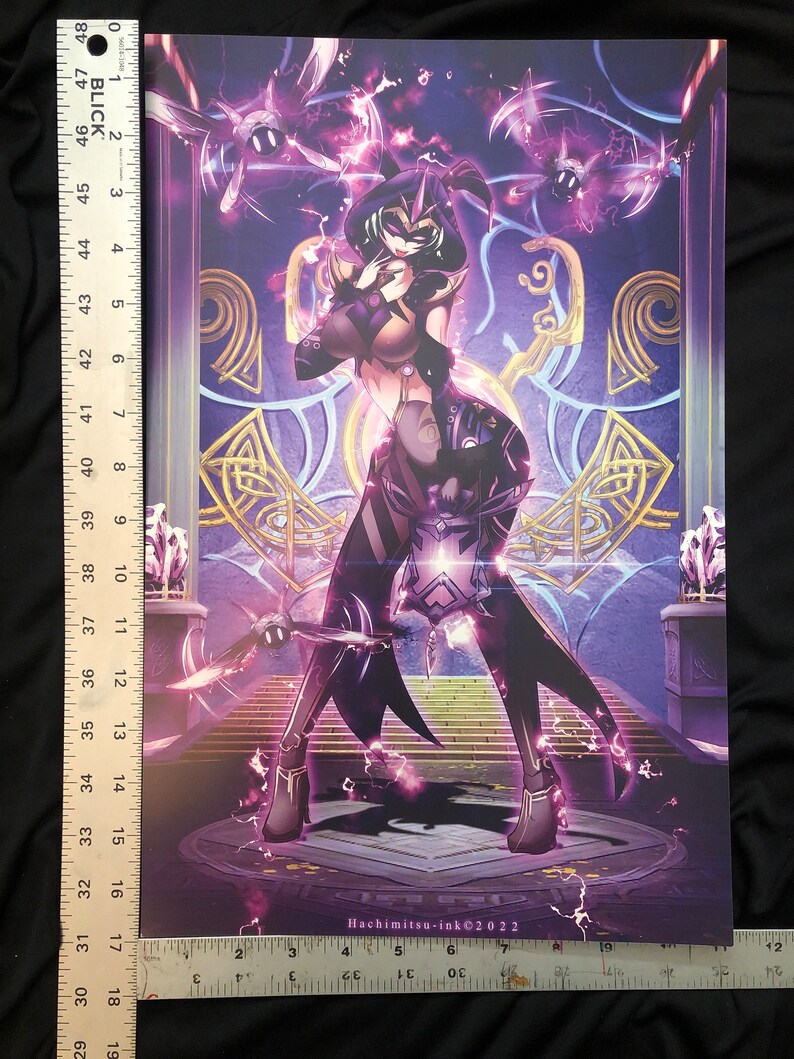 Genshin Electro Fatui Cicin Mage Poster Etsy