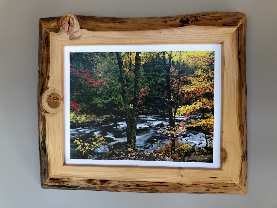 Live Edge Wood Picture Frame, Home Decor,rustic Frame, Wall Decor 11x14 ...