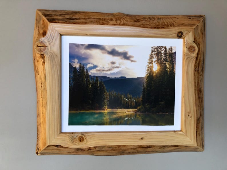 Live Edge Wood Picture Frame, Home Decor,rustic Frame, Wall Decor 11x14 ...