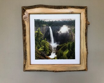 8x10 Live Edge Picture Frame Handmade Rustic Decor Wall Hangings Home ...