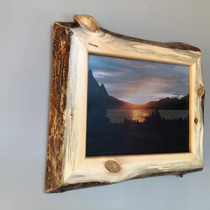 8x10 Live Edge Picture Frame Handmade Rustic Decor Wall Hangings Home ...