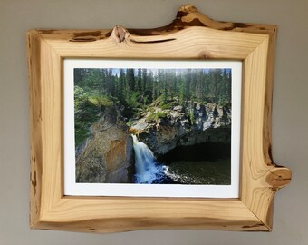 8x10 Live Edge Picture Frame Handmade Rustic Decor Wall Hangings Home ...